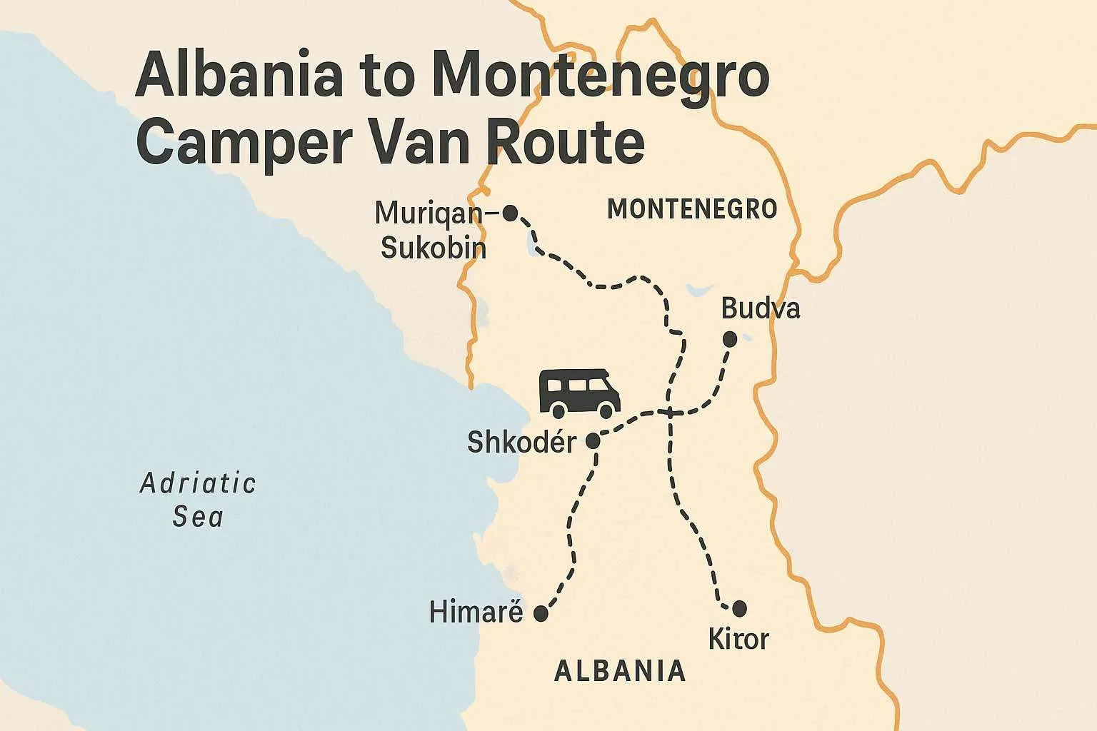 Albania–Montenegro with Camper Van: Balkan Road Trip Guide - Govan.al